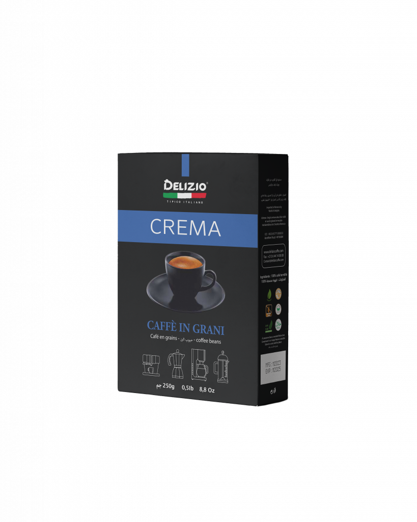 Café en grains Delizio crema 250g - Delizio Caffè & Stores